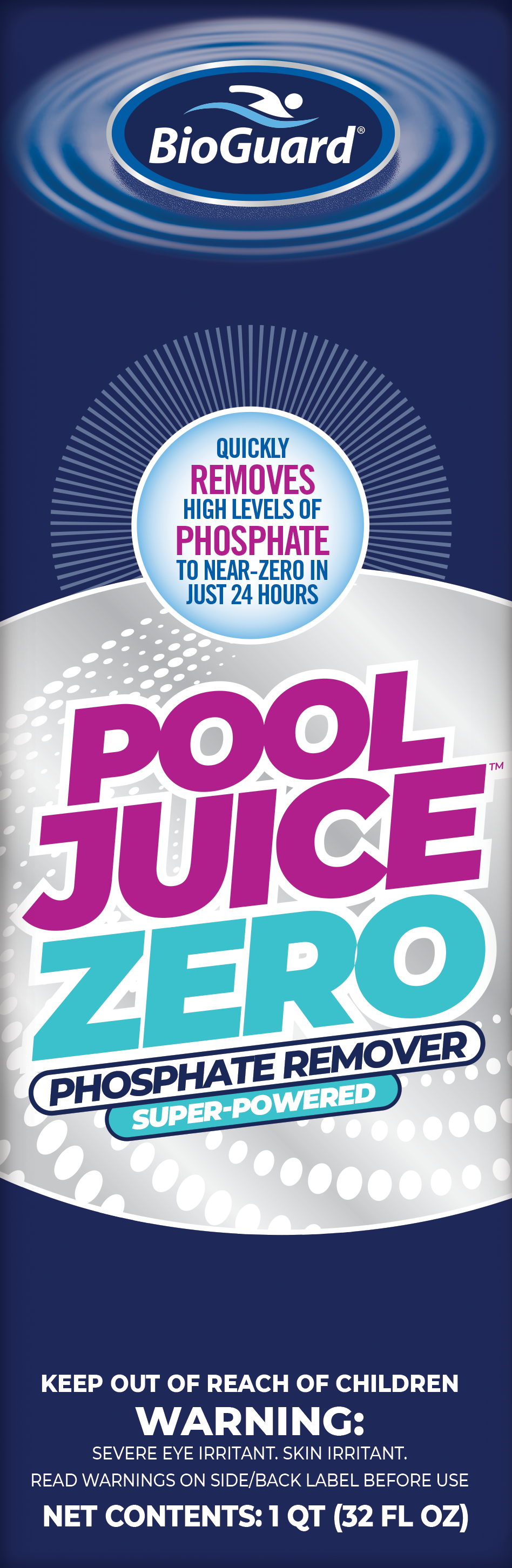 Pool Juice Zero Phosphate Remover 1qt. – Gage Pool & Spa